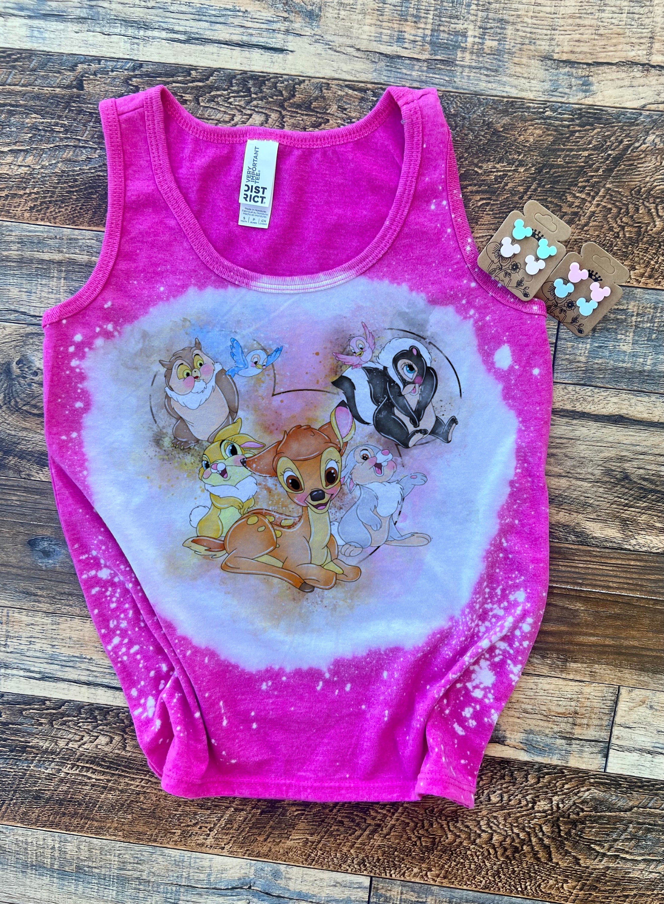 Bambi Thumper Shirt, Old School Bambi, Bambi Ears Bleached, Faline Deer ...