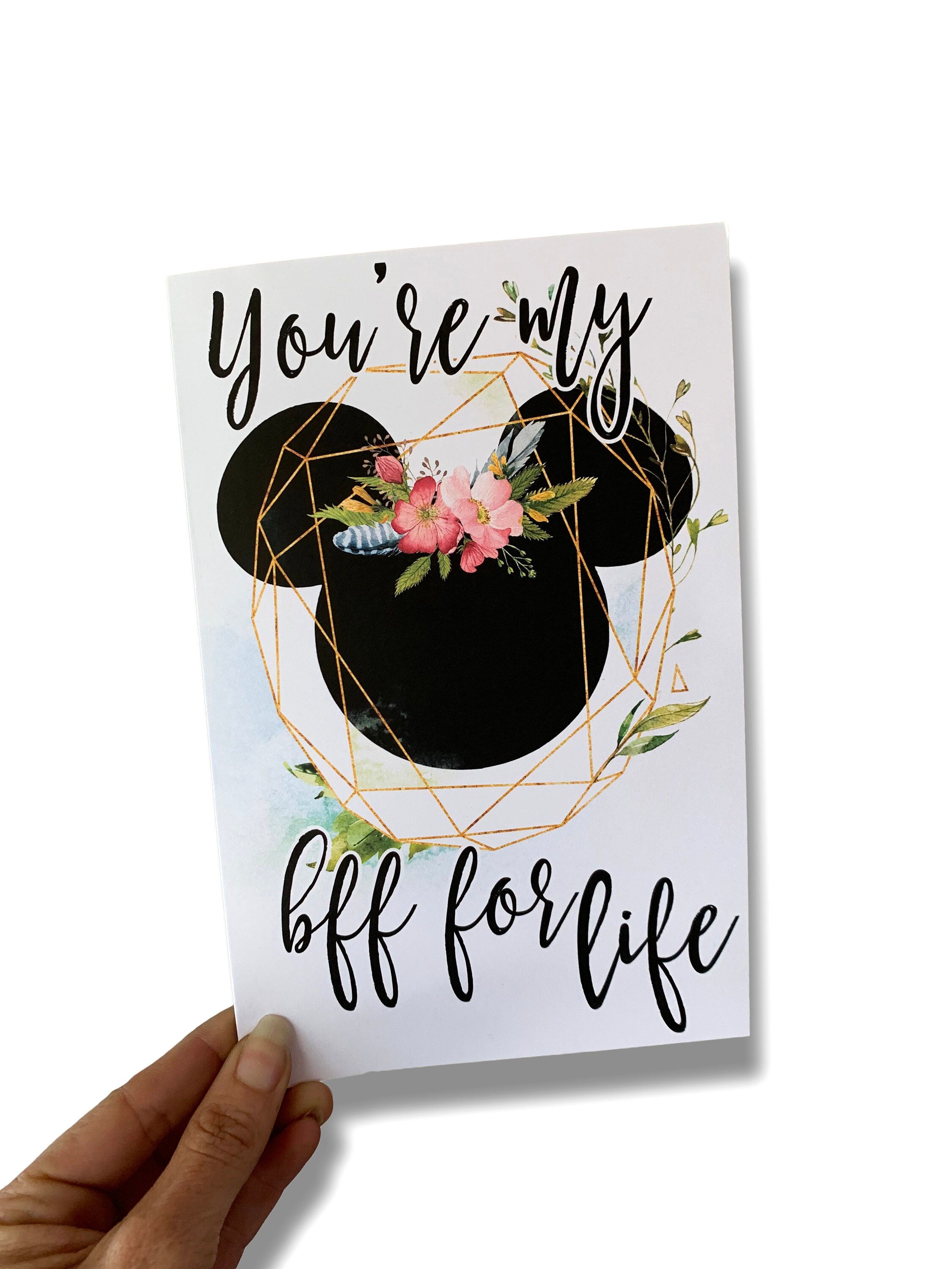 Best Friend Gift, Disney Gift, Gift for Friend, Disney Lover Gift, Rose ...