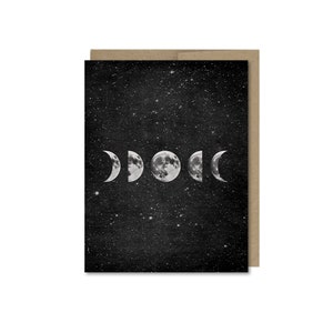 Moon Phase Card • Space Card • Any Occasion - Etsy