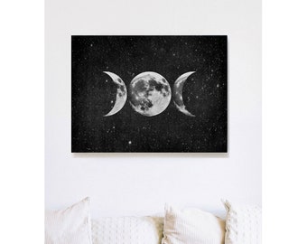 Triple Moon Artwork - Etsy