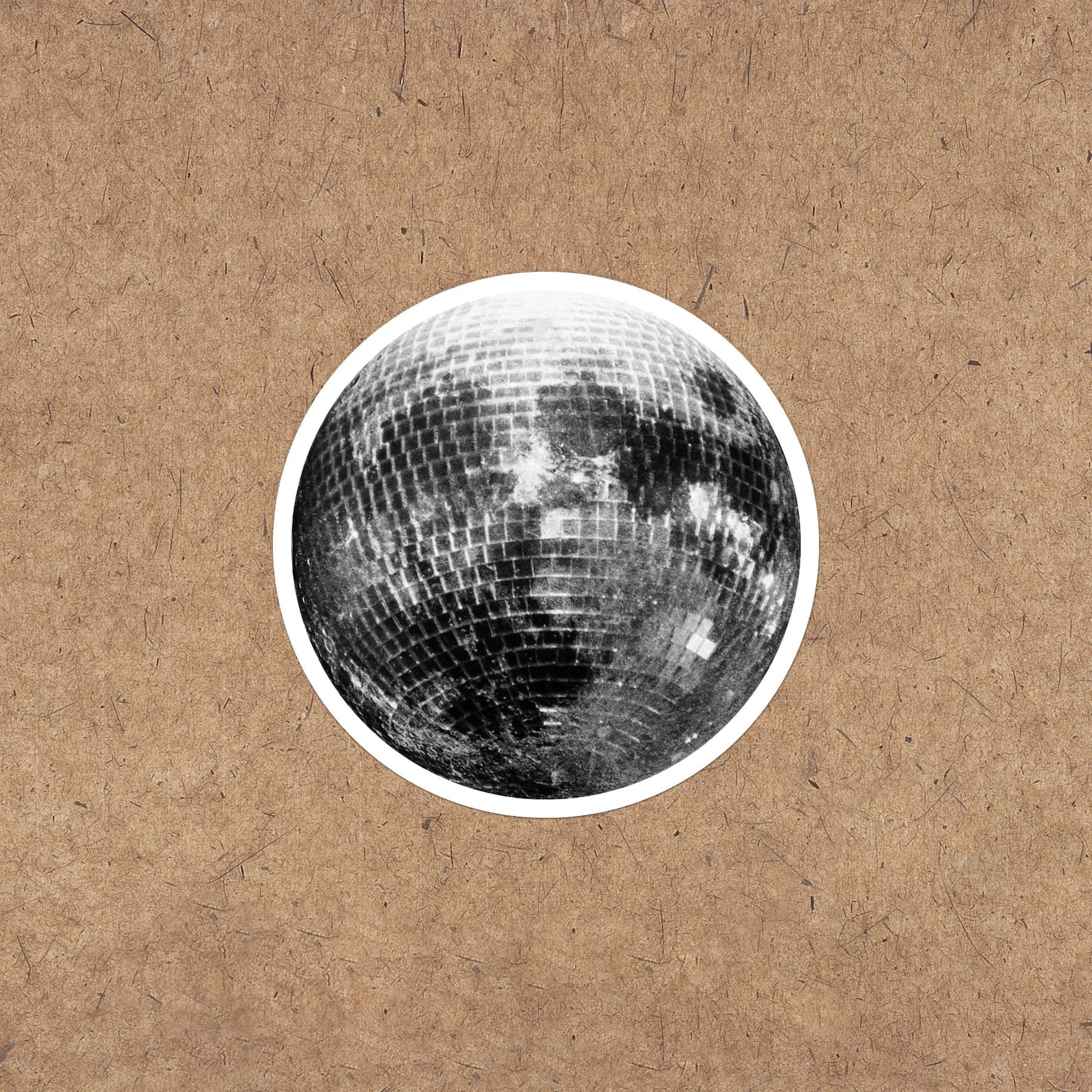 Disco Moon Sticker Disco Ball Sticker Disco Laptop Sticker - Etsy