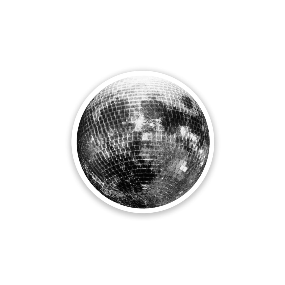 Disco Moon Sticker Disco Ball Sticker Disco Laptop Sticker - Etsy