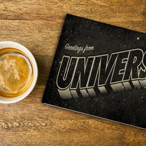 Greetings From Universe Card Space Card Any Occasion | Etsy