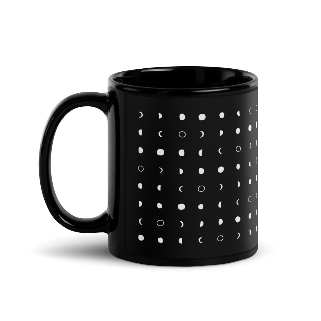 Moon Phases Coffee Mug: Minimalist Astrology Gift - Etsy