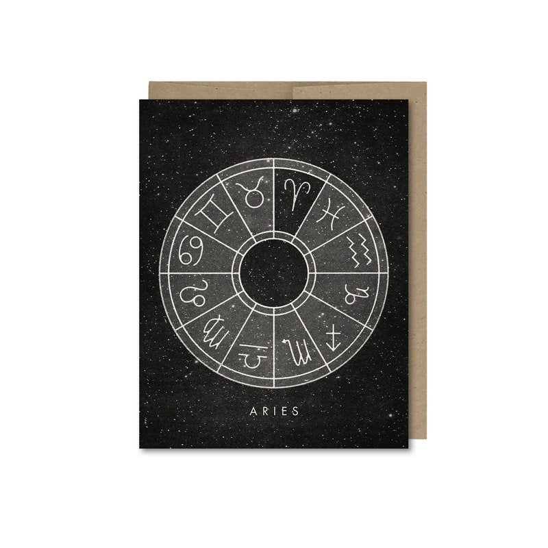 Aries Birthday Card - Etsy