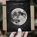 Moon Birthday Card Gift for Friend Space Birthday Card - Etsy