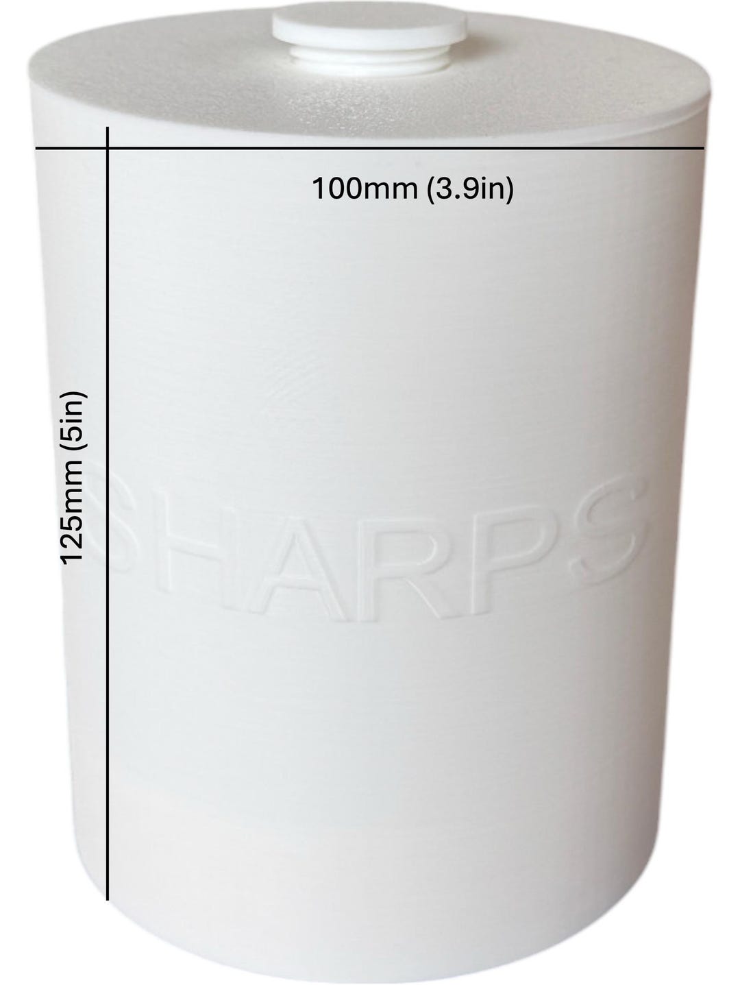 Decorative Sharps Container (large) - Perfect for Bathroom Counters and ...