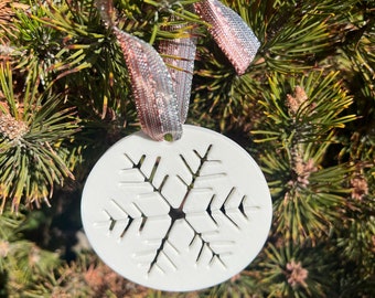3d Printed Snowflake Ornament - Etsy