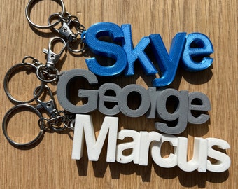 Custom 3d Printed Keychain - Etsy