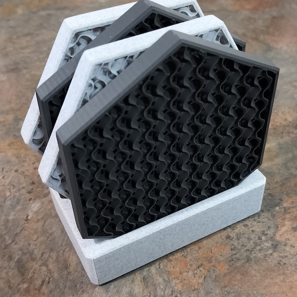 3d Printed Coasters - Etsy
