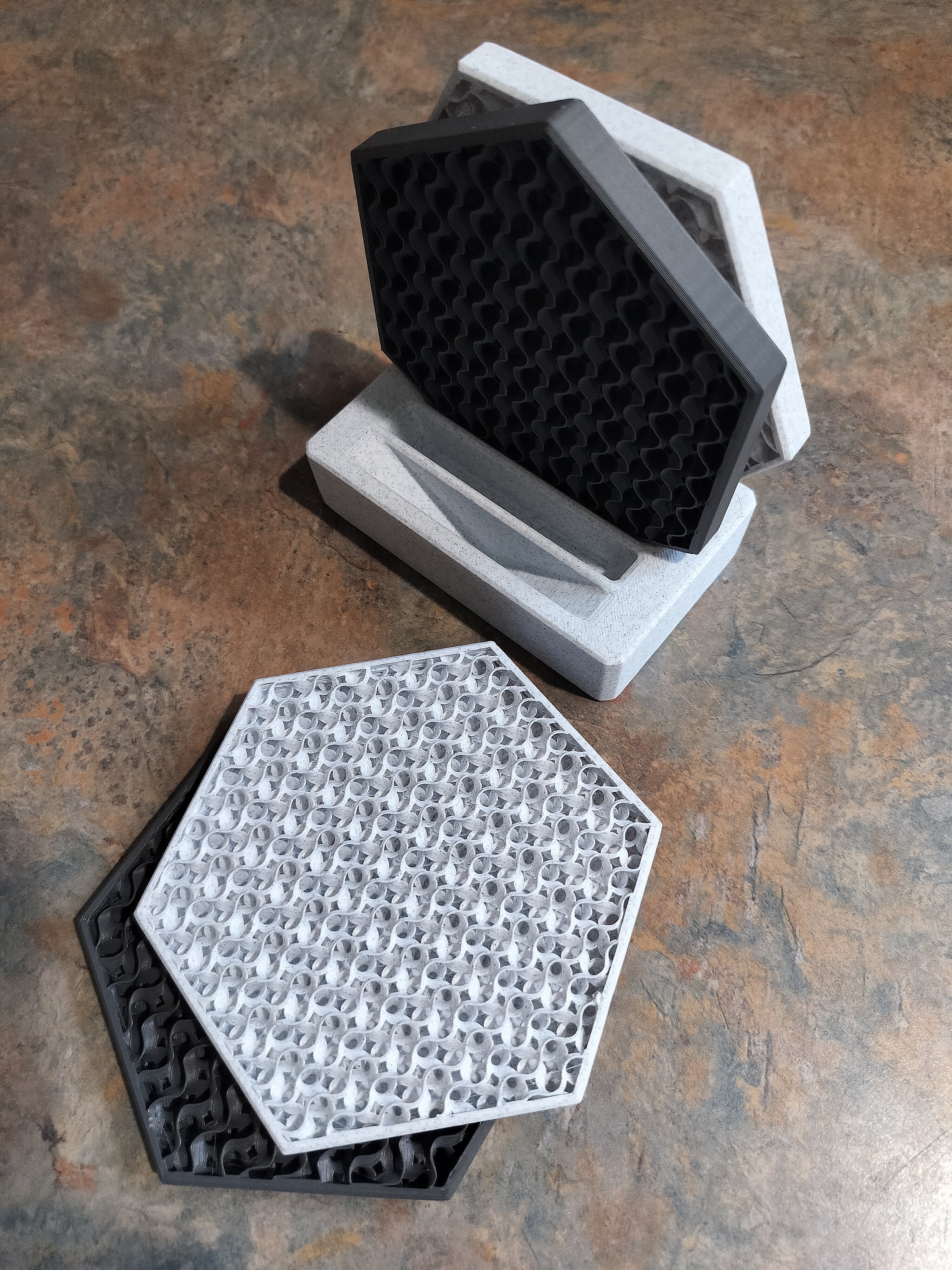 3D PRINTED COASTERS - Etsy