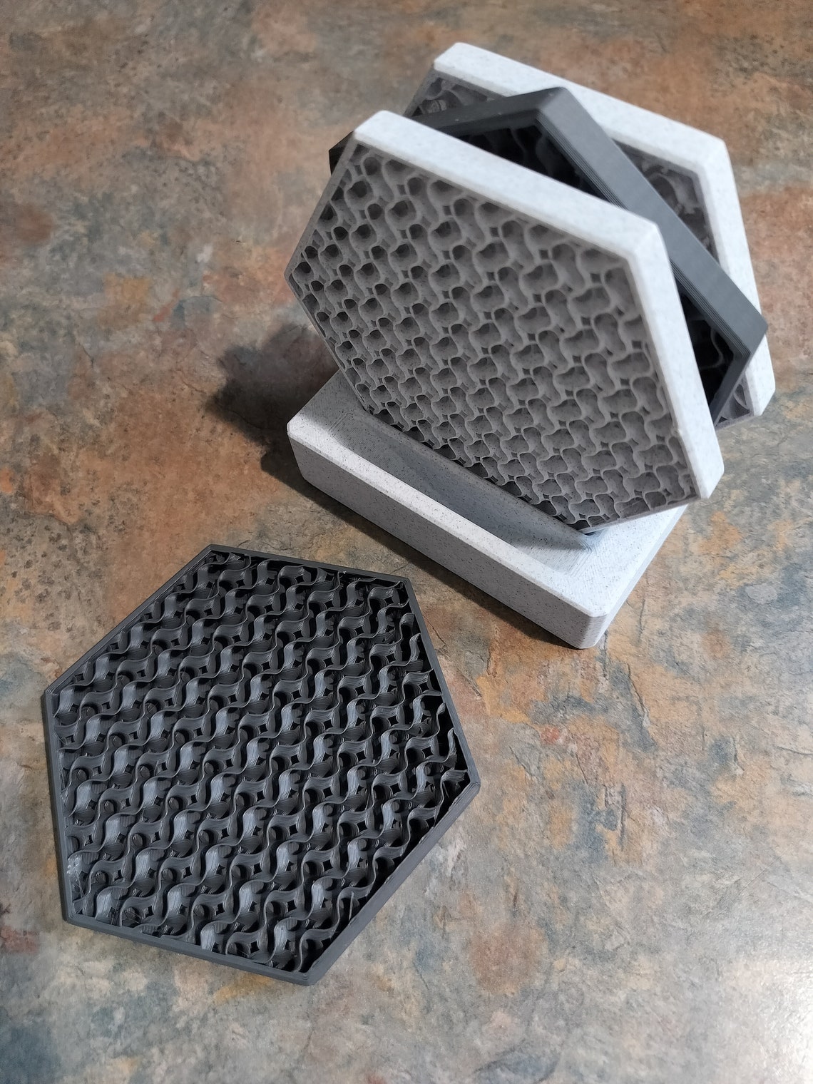3D PRINTED COASTERS - Etsy