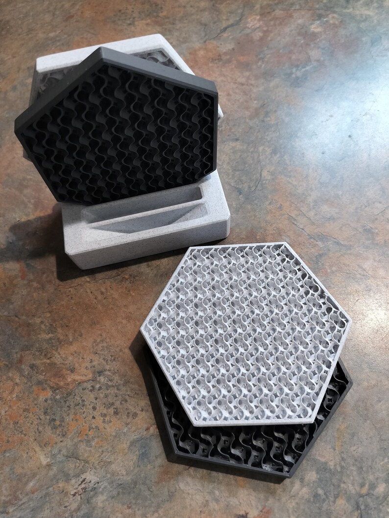 3D PRINTED COASTERS - Etsy