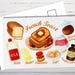 Illustrated Breakfast Recipe Postcards Bundle - 6 Postcards - Thick ...