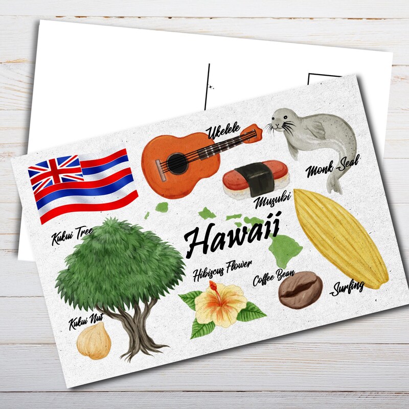 Hawaiian Postcard - Etsy