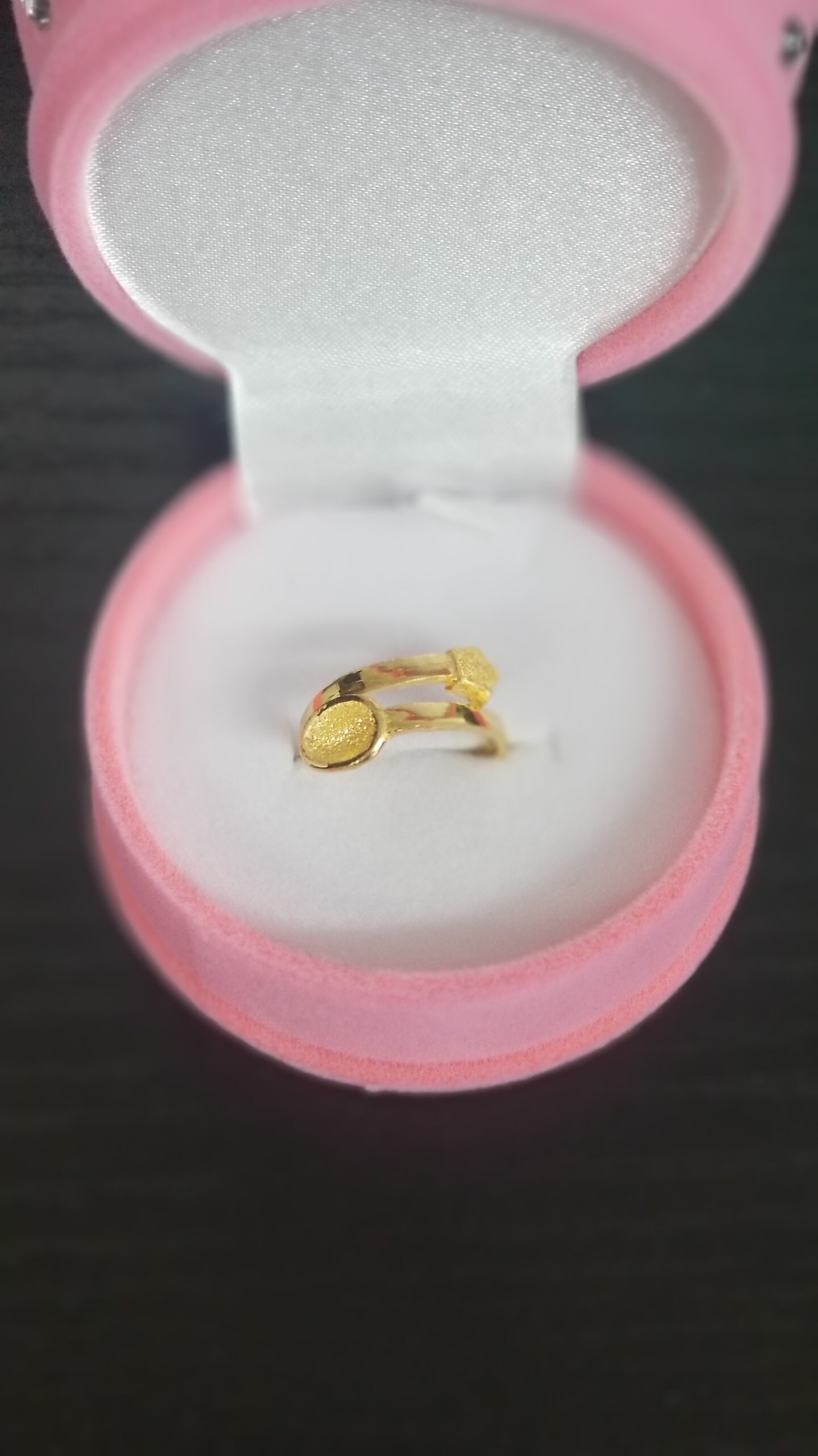 Golden Spoon 24k Gold Baby Ring 99.9% Pure Gold 1st Year Birthday Ring ...
