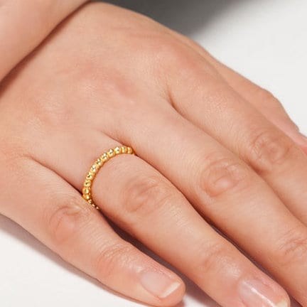 3.75 Grams 99.9% Pure 24k Gold Ball Ring - Etsy