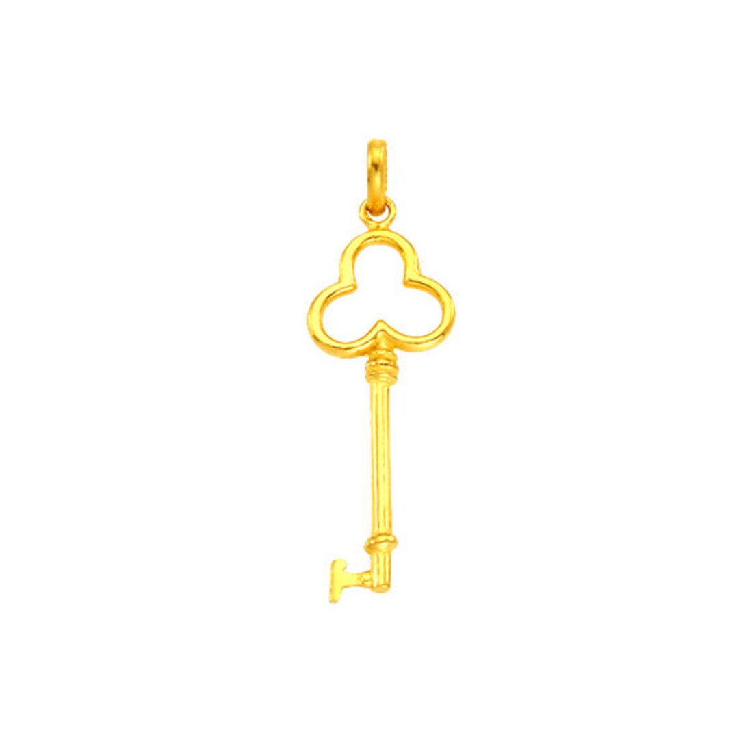 24k 99.9% Gold Key Pendent 7.5 Grams - Etsy