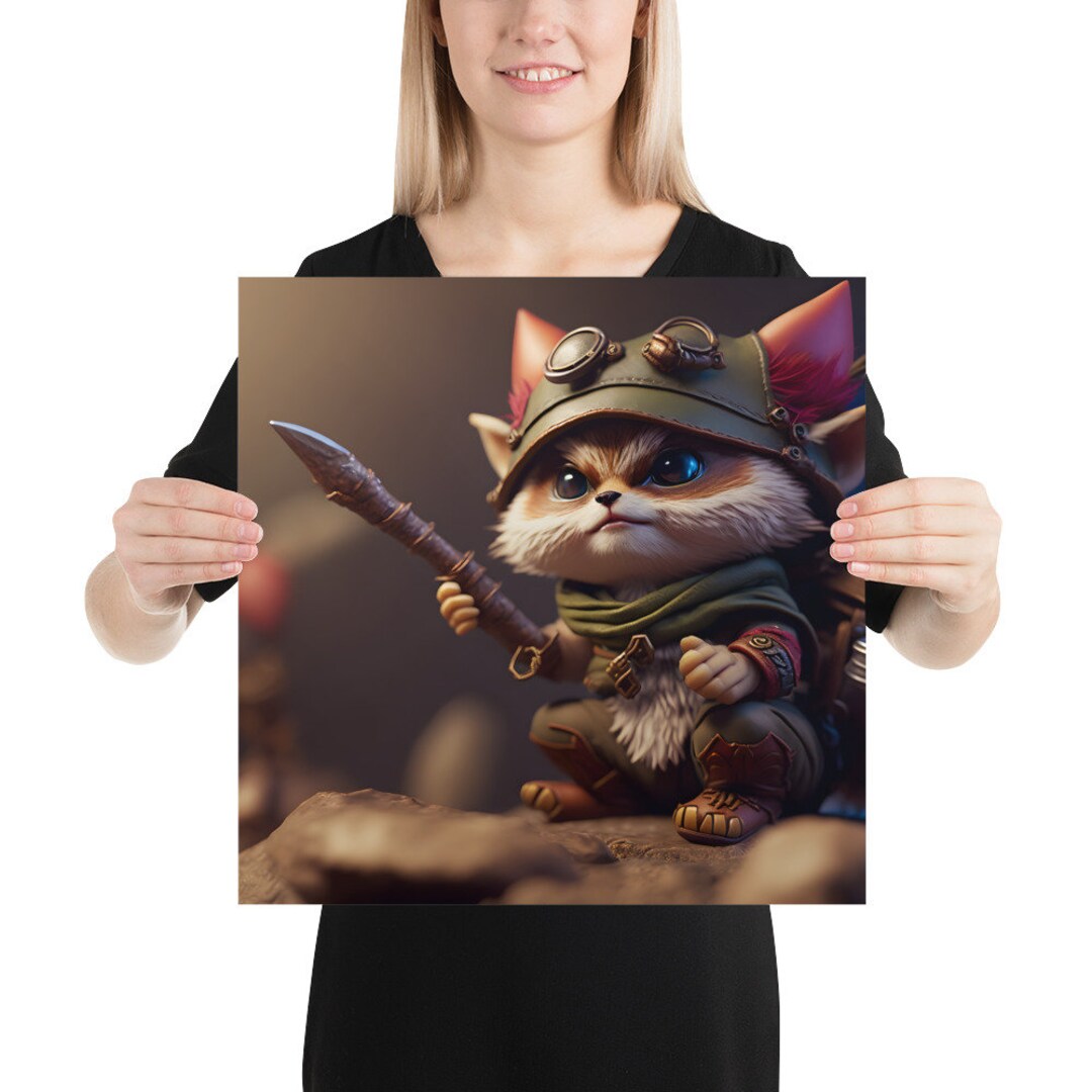 Teemo Poster League of Legends Unofficial Fan Art - Etsy