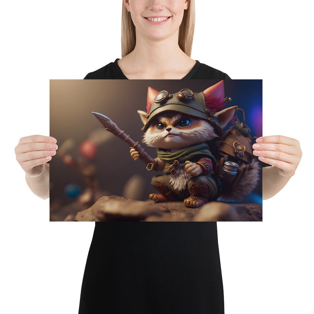 Teemo Poster League of Legends Unofficial Fan Art - Etsy