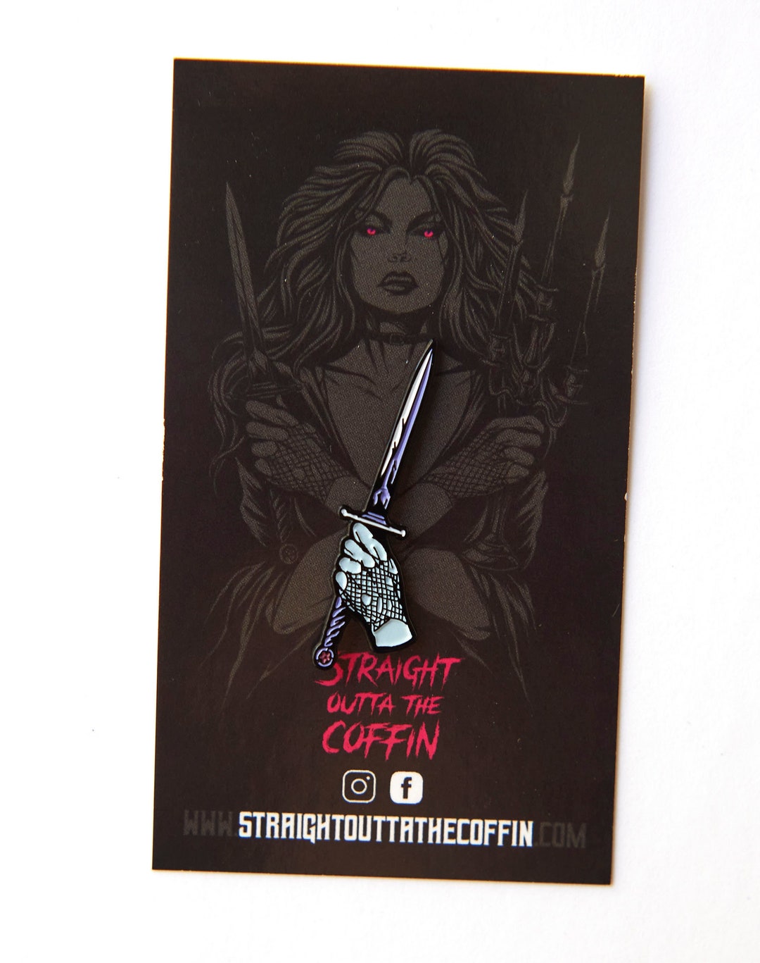 Lilith’s Dagger Enamel Pin | Gothic Feminine Power | Dark Feminine Pin ...
