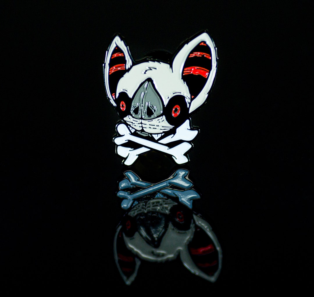 Ding Bat – Cute Cartoon Bat Enamel Pin | Spooky Cute Vampire Bat ...