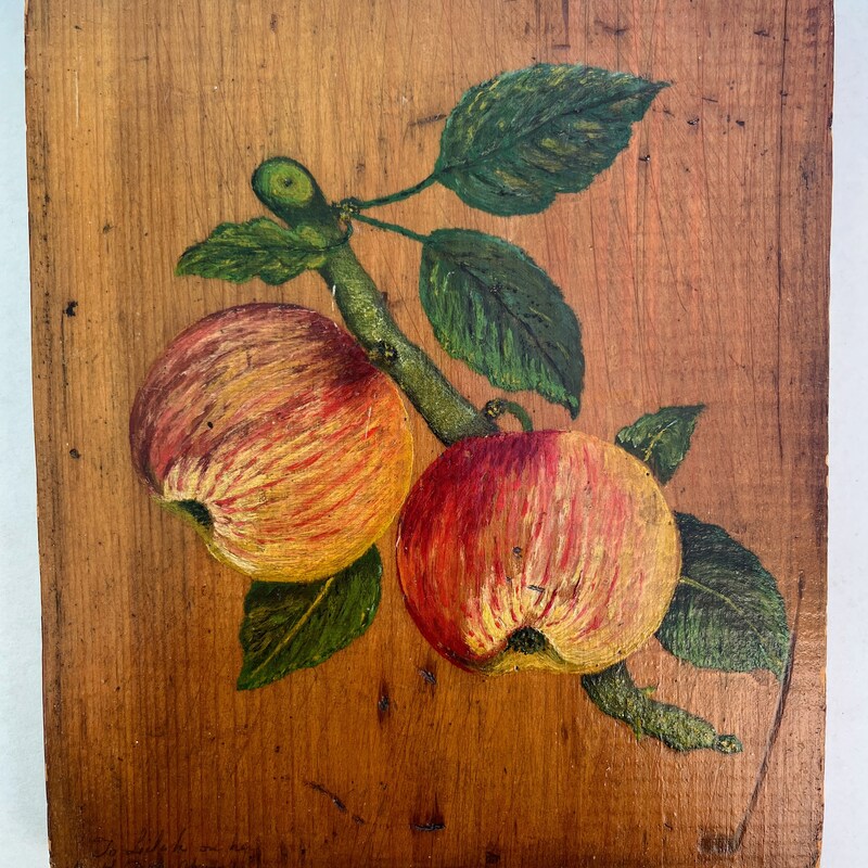 Hand Painted Wooden Apples - Etsy
