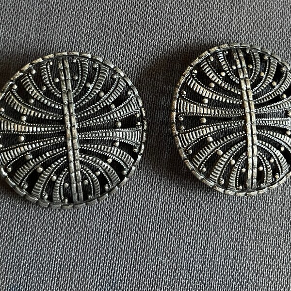 Large Antique Buttons - Etsy