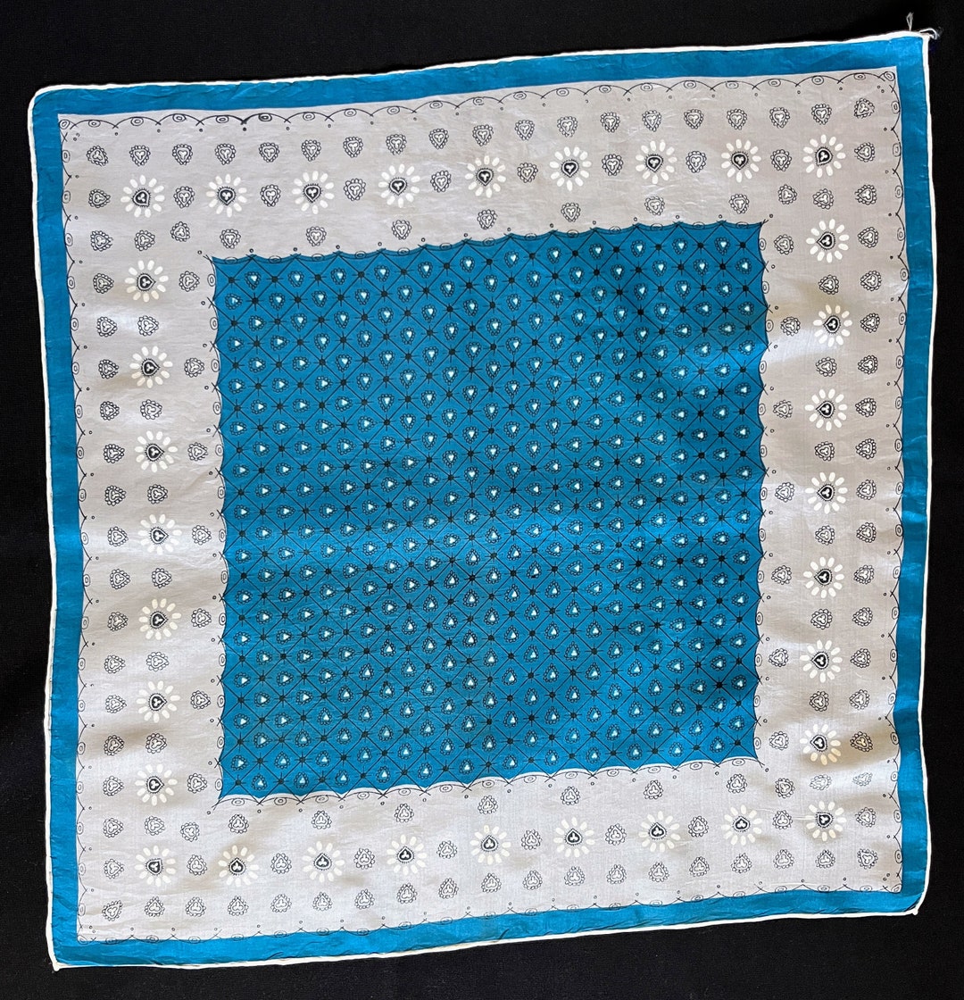 Vintage Rayon Kerchief, Made in Japan, Handkerchief, Hankie, Ladies ...