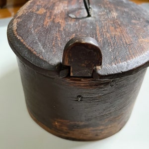 Antique Scandinavian Tine Storage Box, Wooden, Nordic, Handmade, Sweden ...