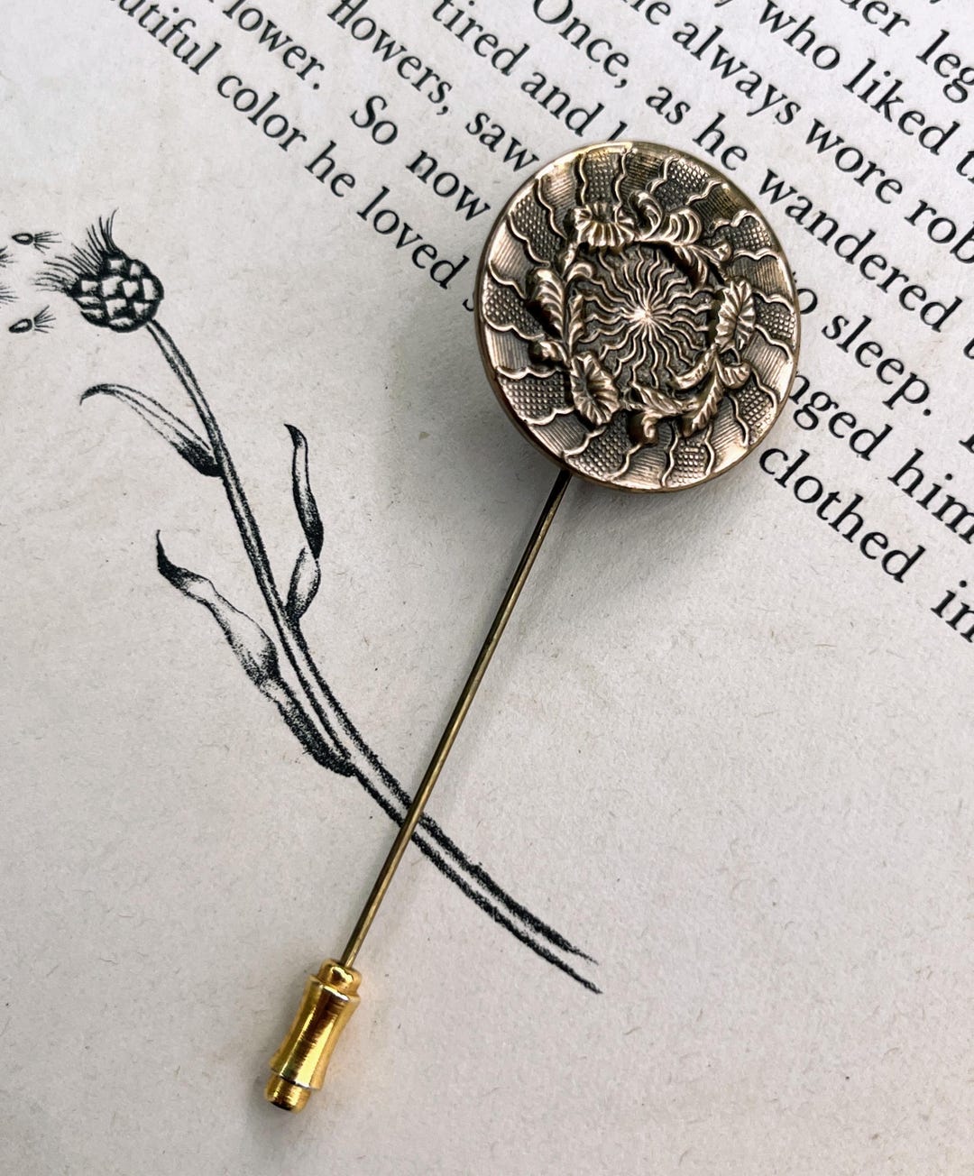 Antique / Vintage Lapel or Hat Pin, Elegant, Ladies, Women, Fashion ...