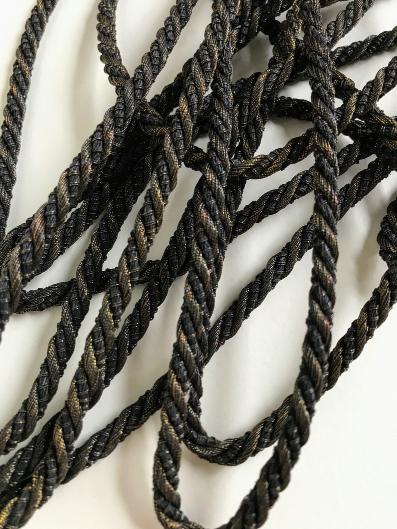 Antique French Metallic Rope Trim / Piping Roping Victorian - Etsy