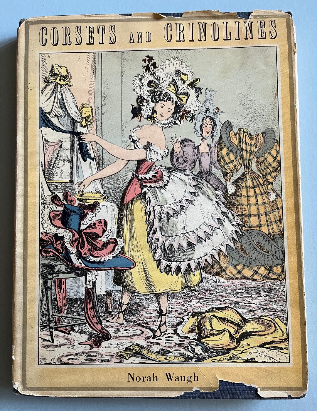 Corsets and Crinolines Vintage Book, Fashion, Lingerie, Undergarments ...