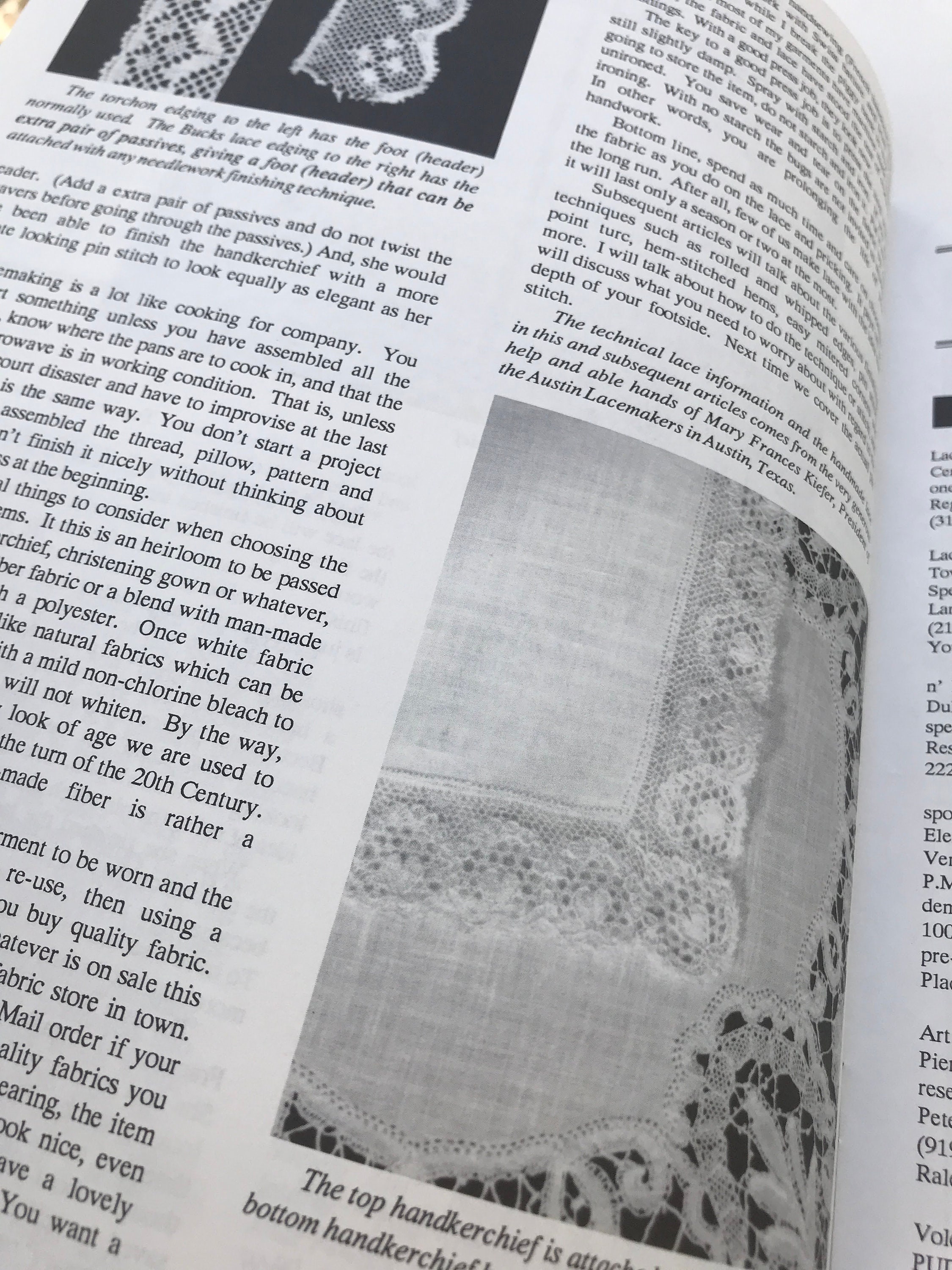 International Old Lacers Journal Spring 1991 IOLI | Etsy