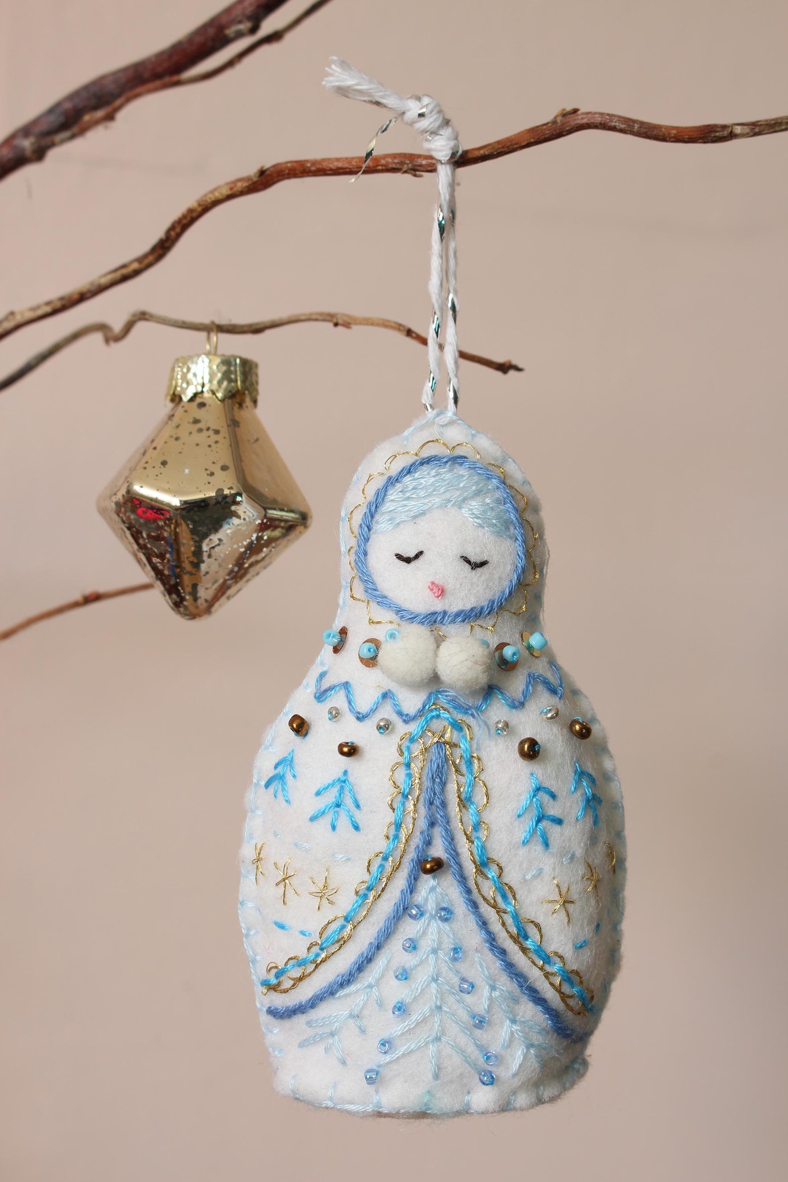 Embroidered Felt Russian Nesting Dolls Downloadable Pattern - Etsy