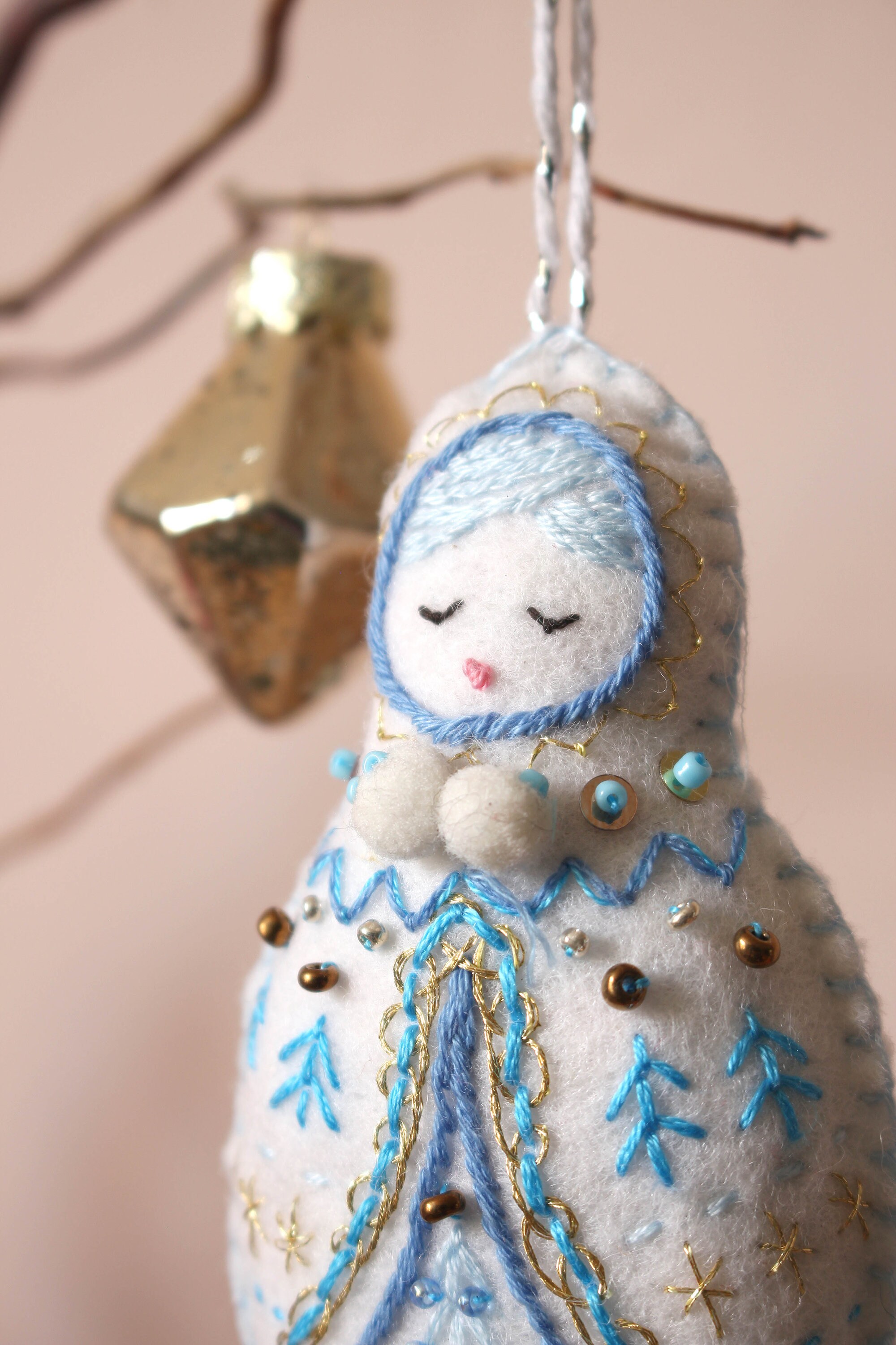Embroidered Felt Russian Nesting Dolls Downloadable Pattern - Etsy