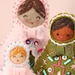 Embroidered Felt Russian Nesting Dolls Downloadable Pattern - Etsy