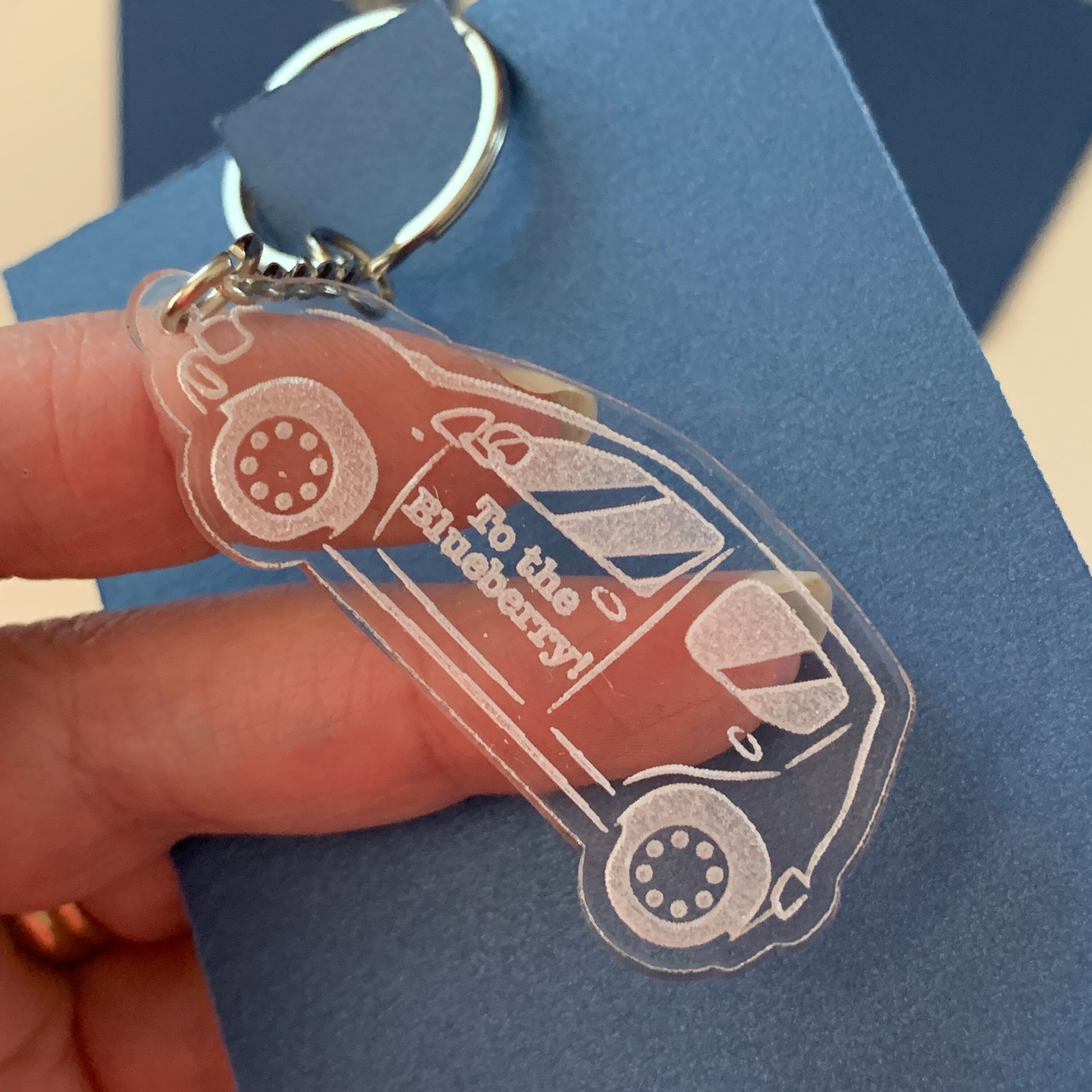 Psych Keychain Wait for Iiitt Suck It Blueberry Psych - Etsy