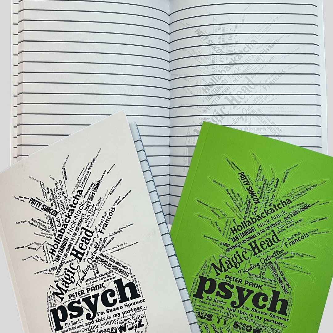 Psych the Notebook: for Fans of Psychtv Show, Gift for Pineapple ...