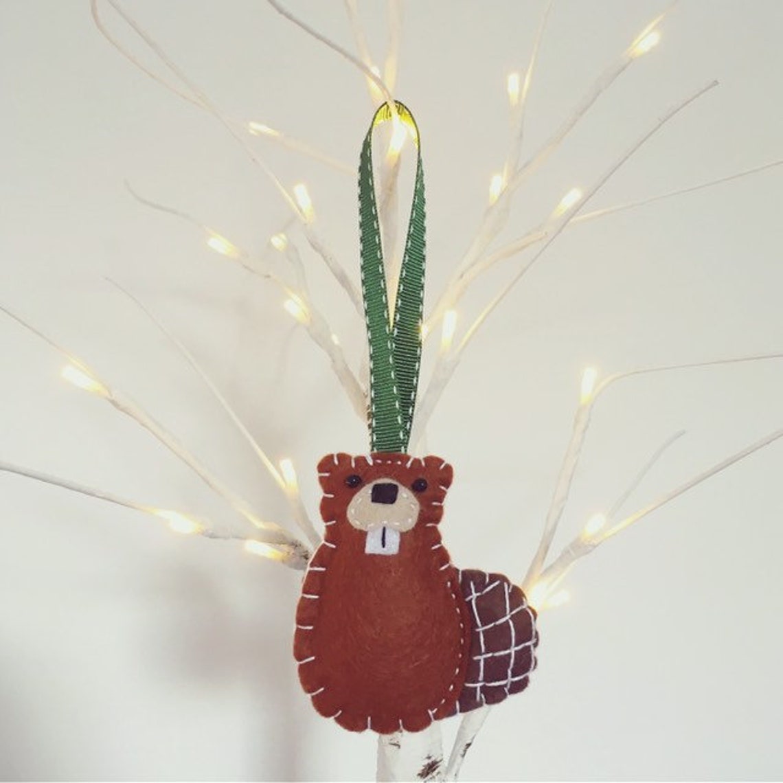 Handmade Felt Beaver Christmas Tree / Nursery / Home Decoration - Etsy