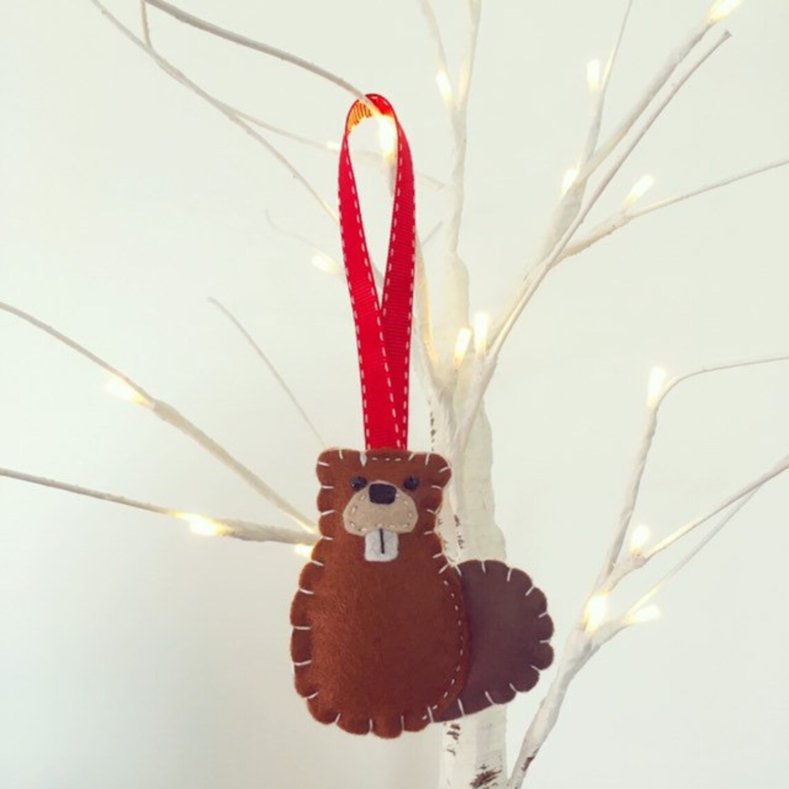 Handmade Felt Beaver Christmas Tree / Nursery / Home Decoration - Etsy