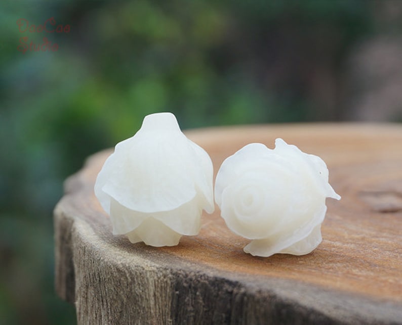 Natural Bodhi Seed Bead 1pcs Bodhi Beads Carved Rose | Etsy