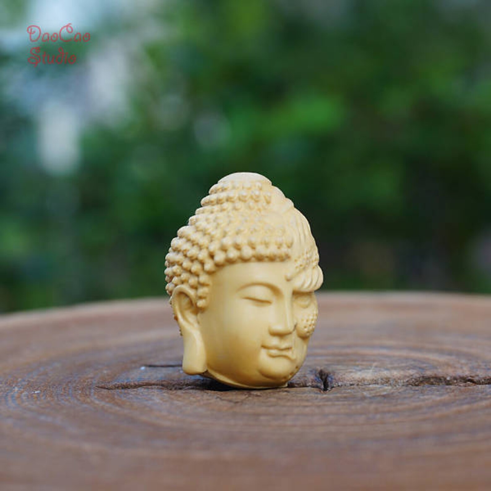 Natural Wood Bead God to Devil but in an Idea Buddha Guru | Etsy