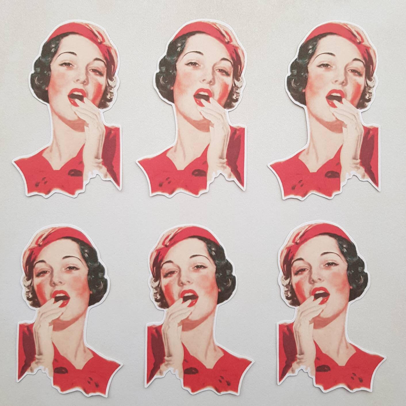 6 X Girl in Red Stickers. Cute Stickers. Fashion. Snail Mail - Etsy UK