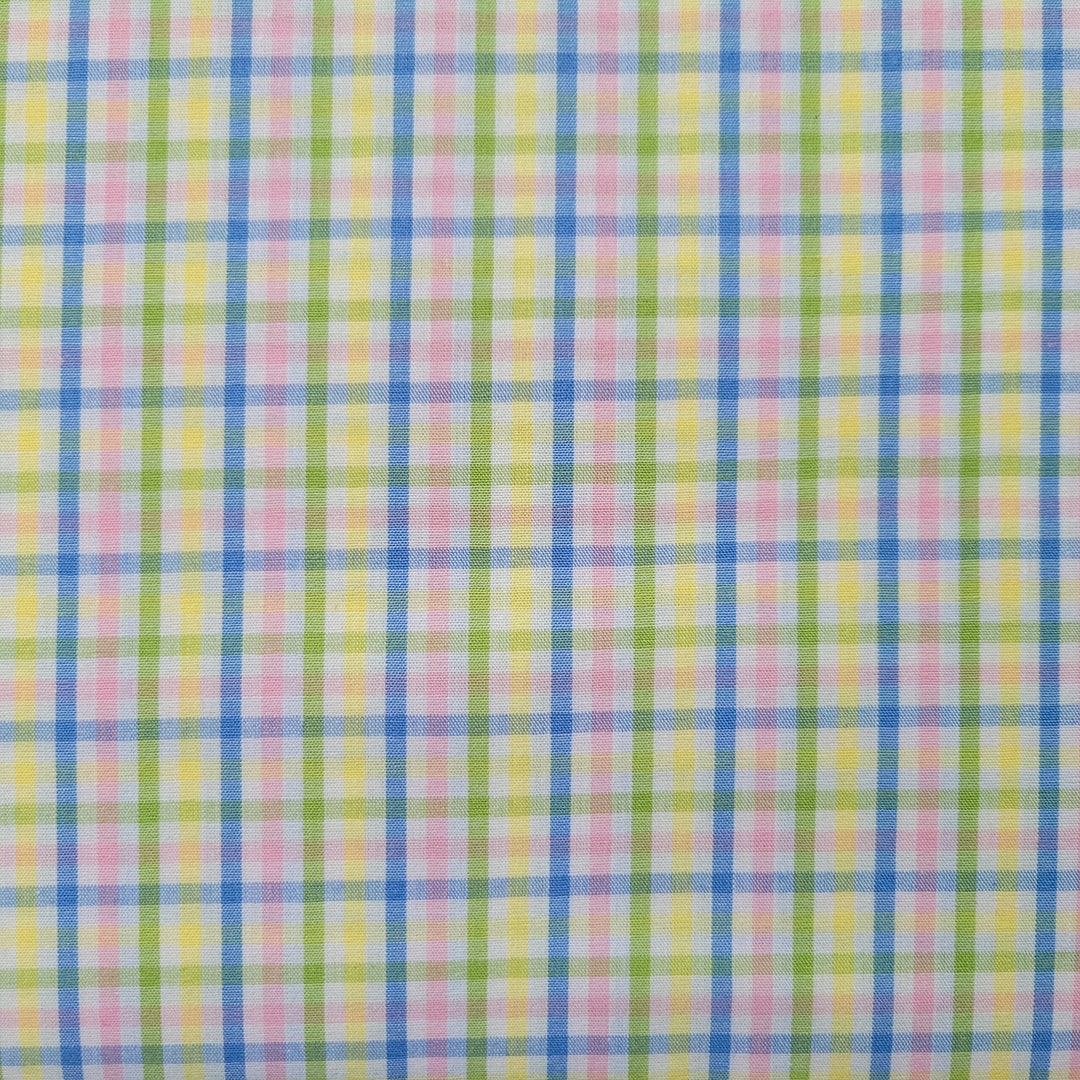 Tattersall Check From Fabric Finders- 100% Cotton, 60" Wide, Yellow ...