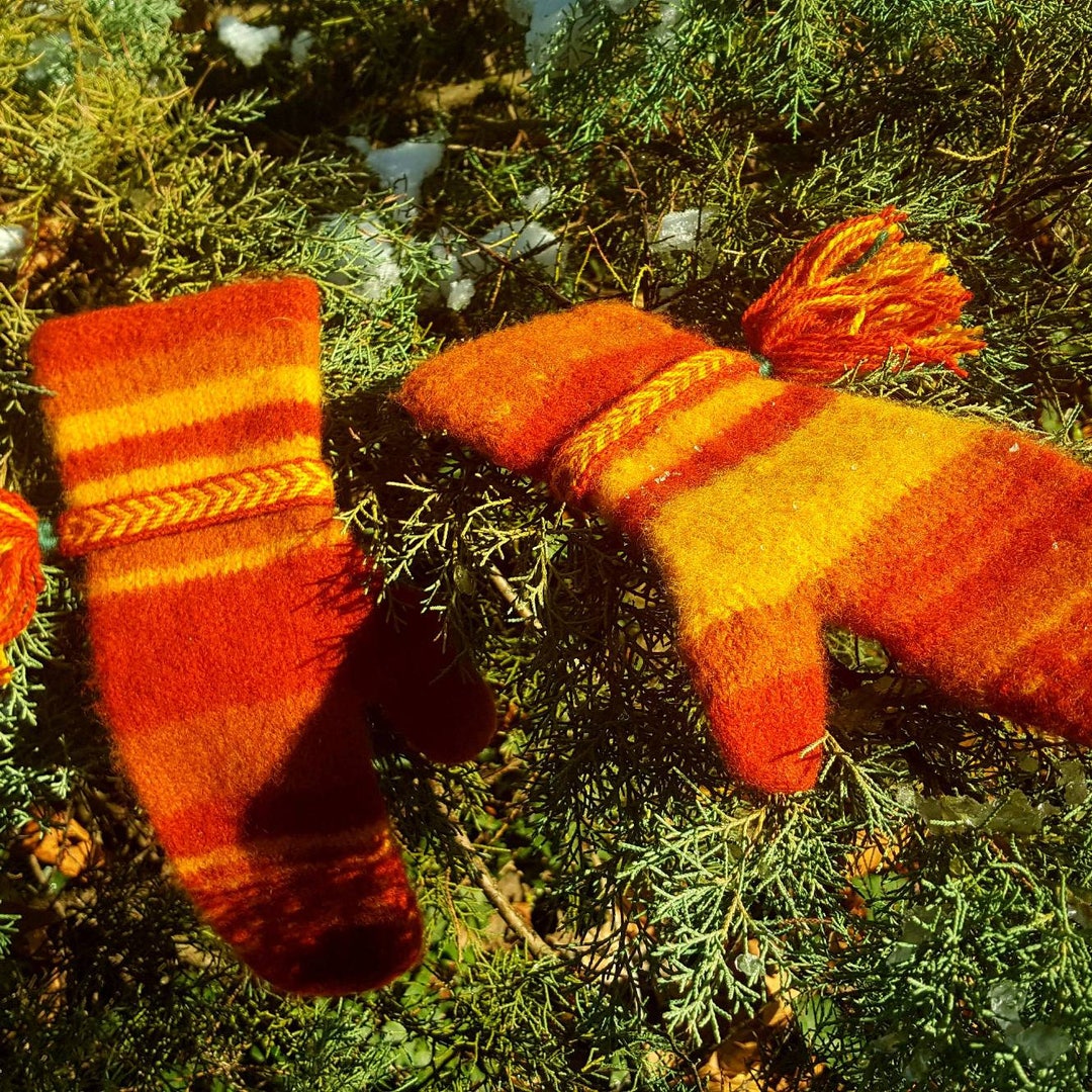 Winter Viking Mittens - Etsy