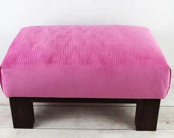 Pink Pouf Stool - Etsy