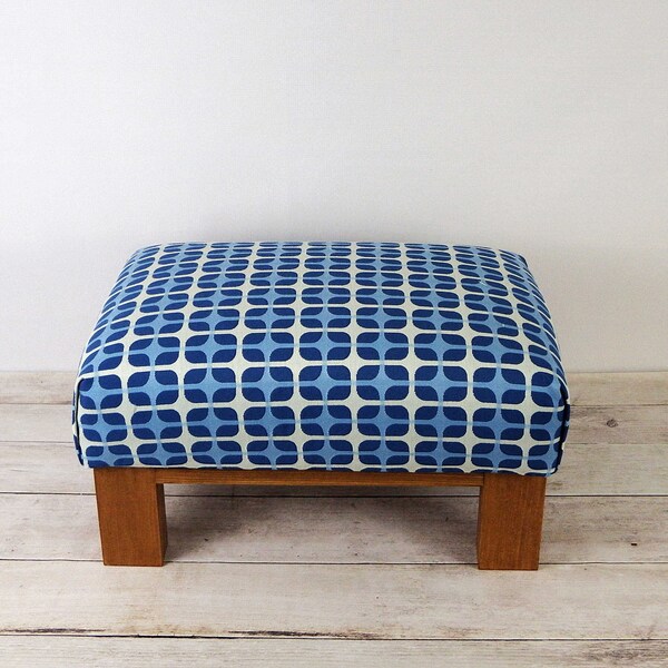 Mid Century Modern Footstool - Etsy
