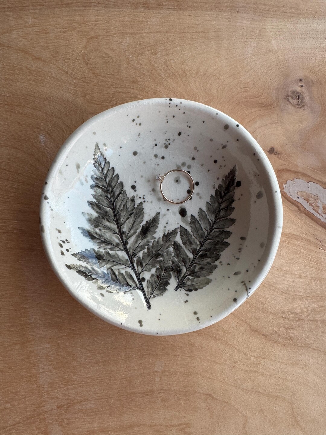Fern Pottery, Ring Dish, Small Bowl, Ceramic Bowl, Trinket Dish, Dip ...