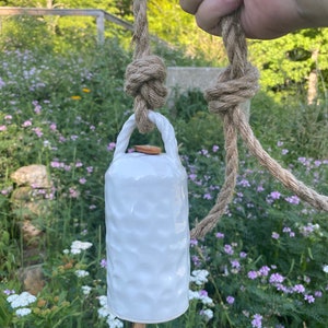 Ceramic Bell, Pottery Bell, White Bell, Christmas Bell. Fine Art ...